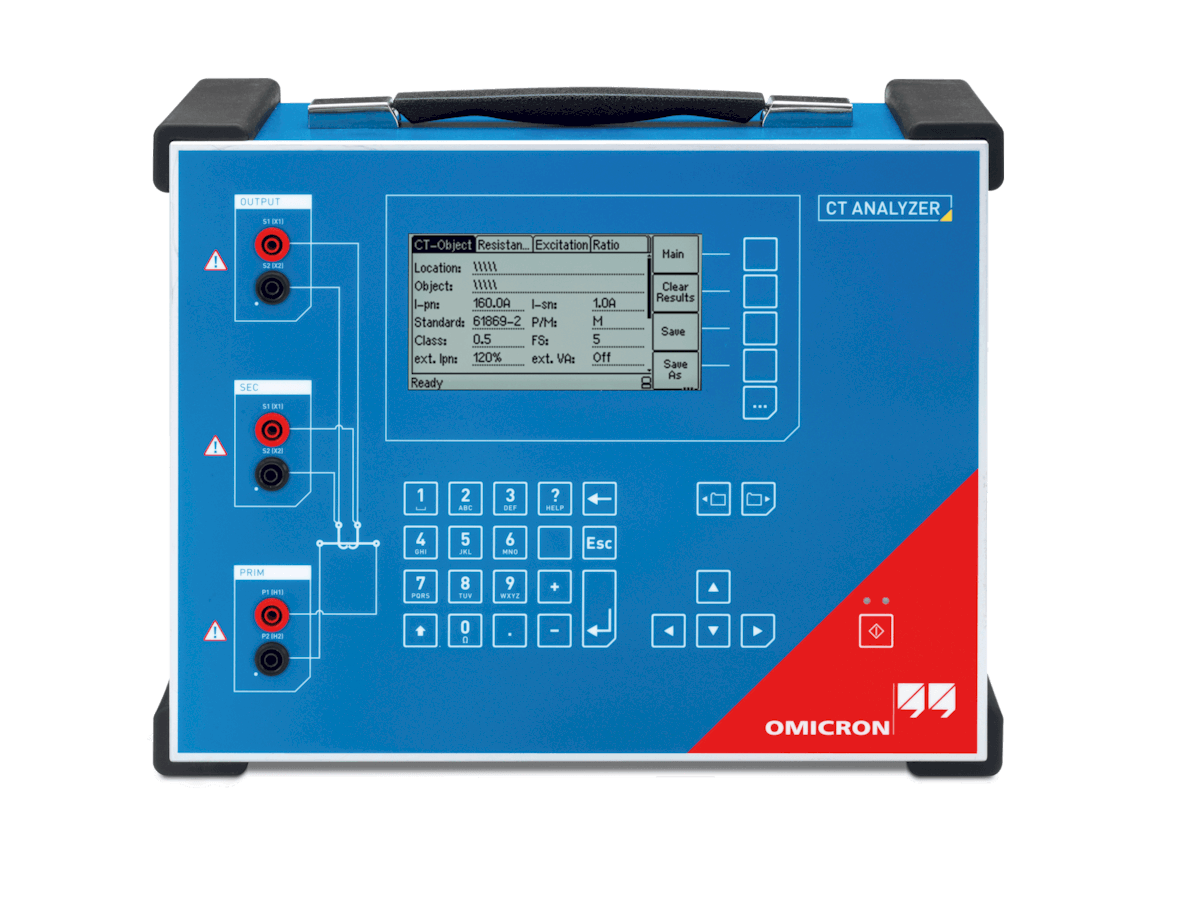 Ct Analyzer Current Transformer Testing Calibration And Assessment Omicron