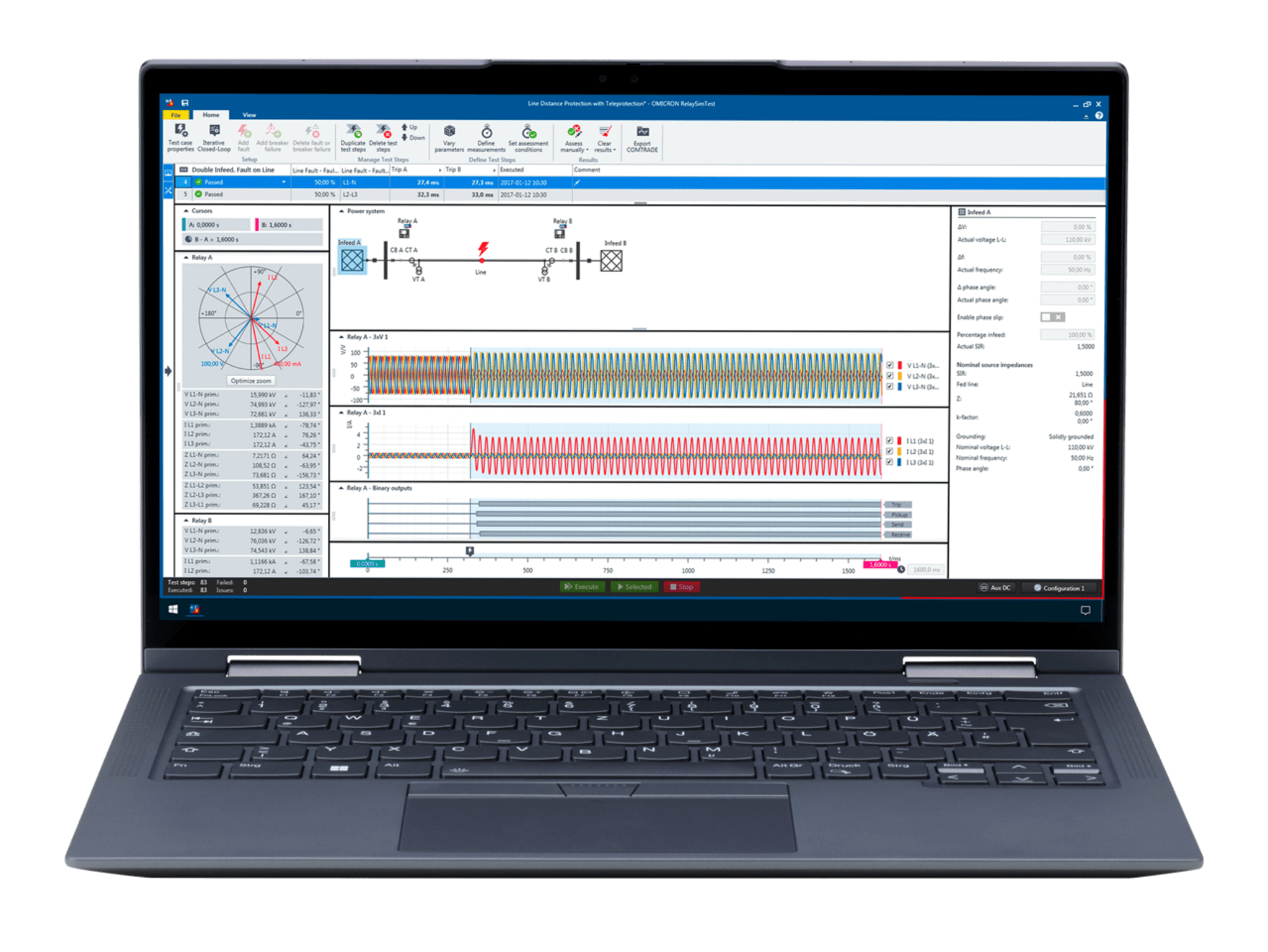 RelaySimTest - Software for validating protection systems - OMICRON