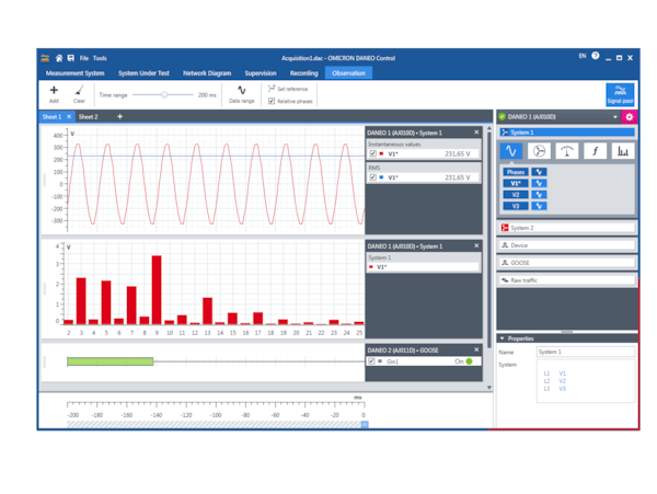 DANEO 400 - Hybrid signal analyzer for power utility automation systems ...